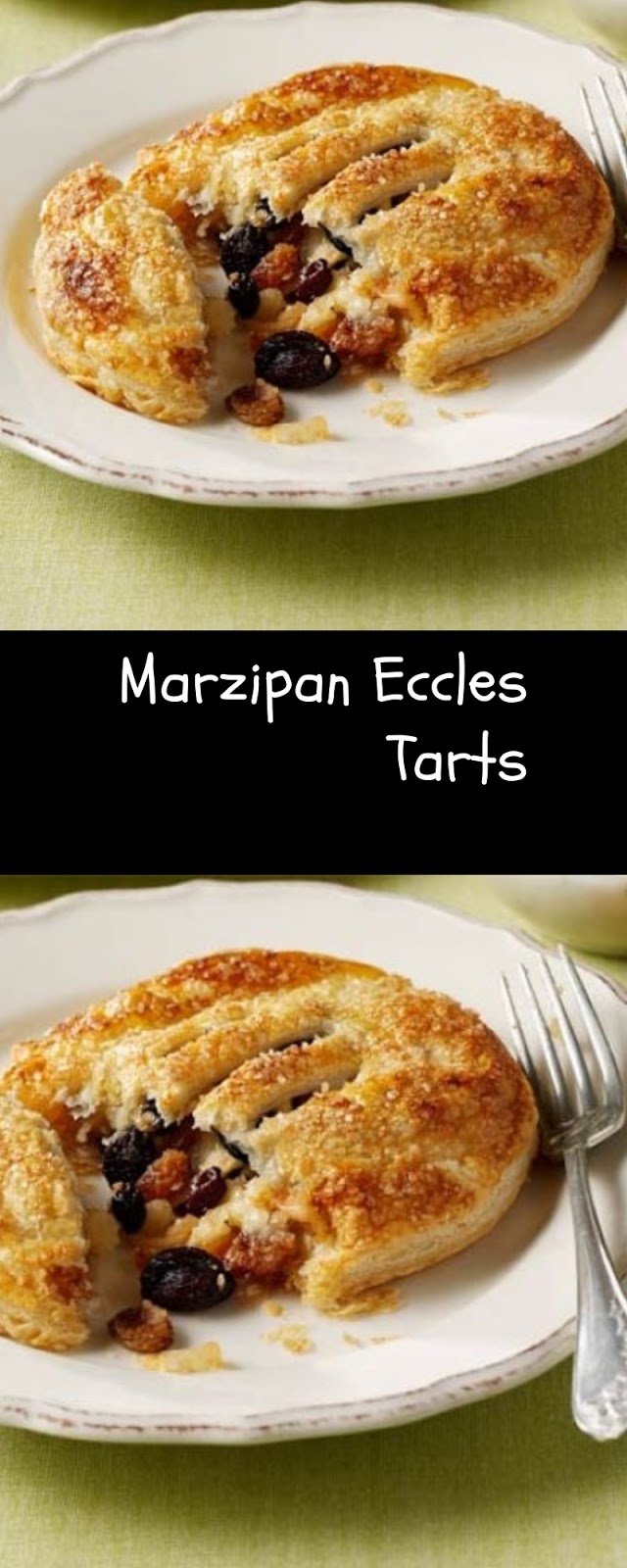 Marzipan Eccles Tarts #christmas #cookies | Home Delicious Recipe
