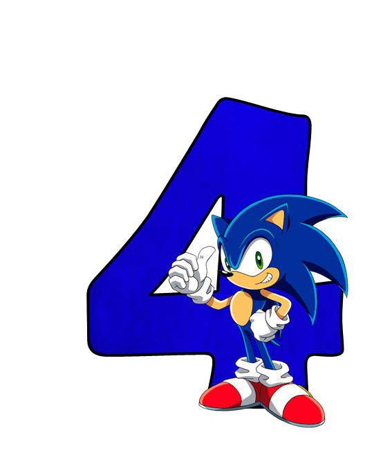 Kits imprimibles gratis : Abecedario y números Sonic