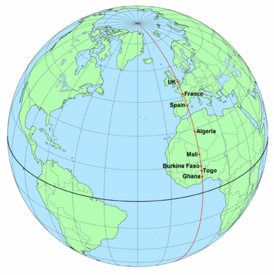 Curiosidades geográficas 3ºD Curso 2014-15: Meridiano de Greenwich