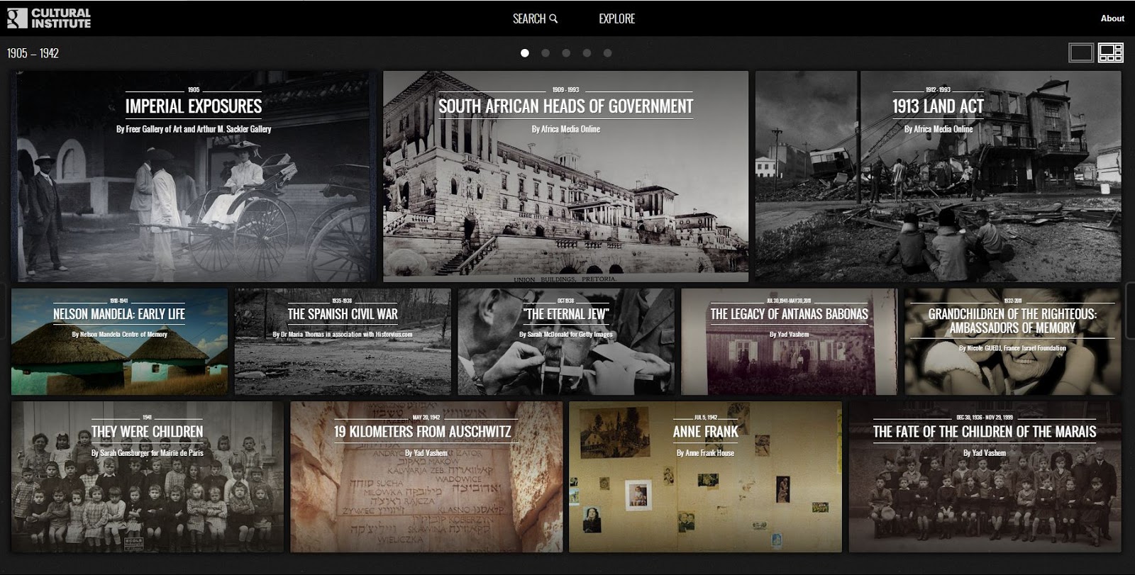 UpFront with NGS: Bringing history to life -- Google Cultural Institute ...