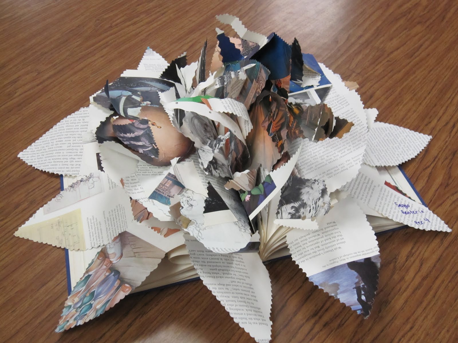 Mrs. Wille's Art Room: Deconstructed Books