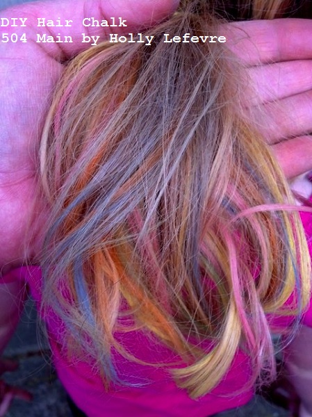 504 Main by Holly Lefevre: DIY Hair Chalk (tutorial)