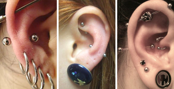 Rock Rude Olivia: Rodzaje piercingu ucha #2