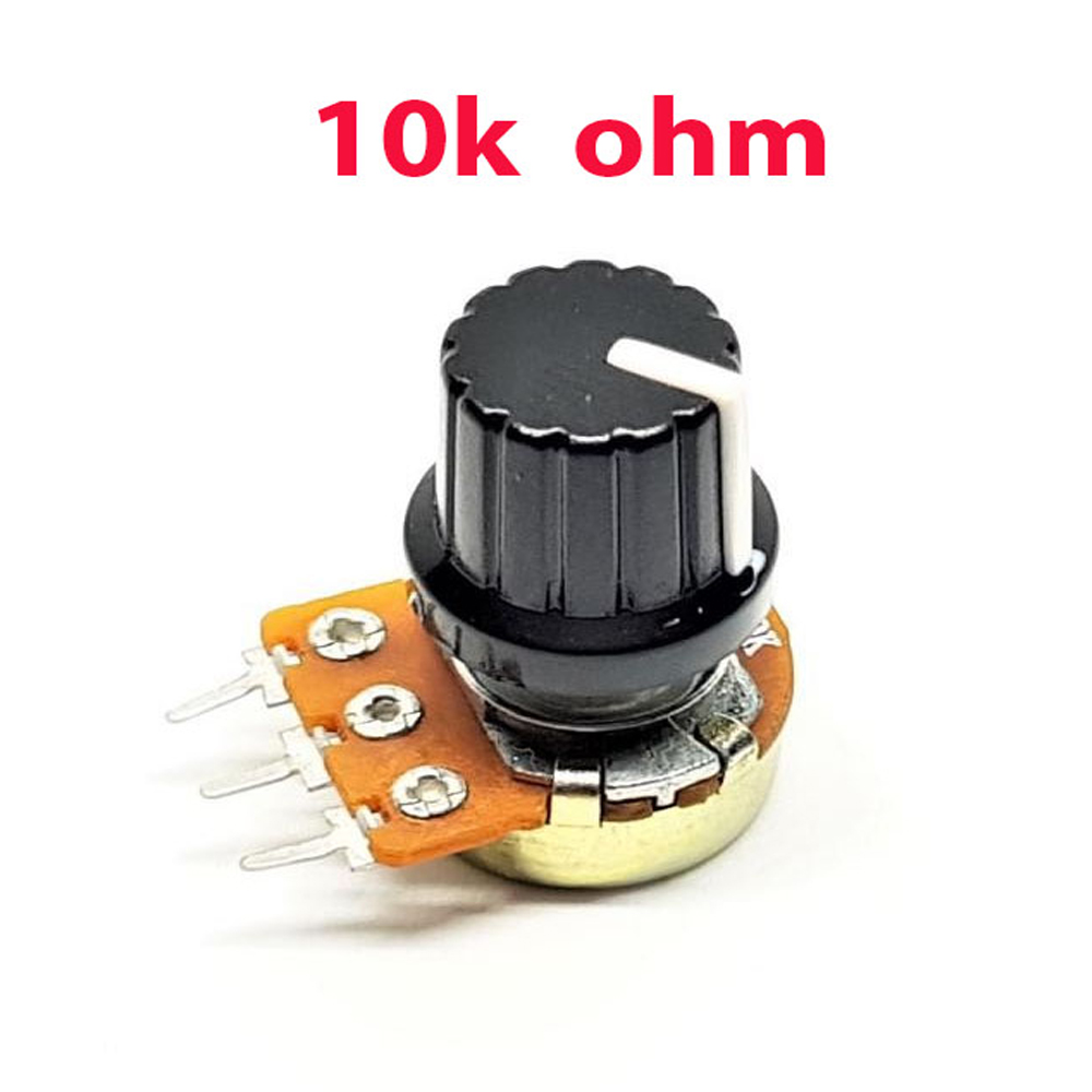 كيفية التحكم في محرك السيرفو بواسطة مقاومة متغيرة Potentiometer 10K ...