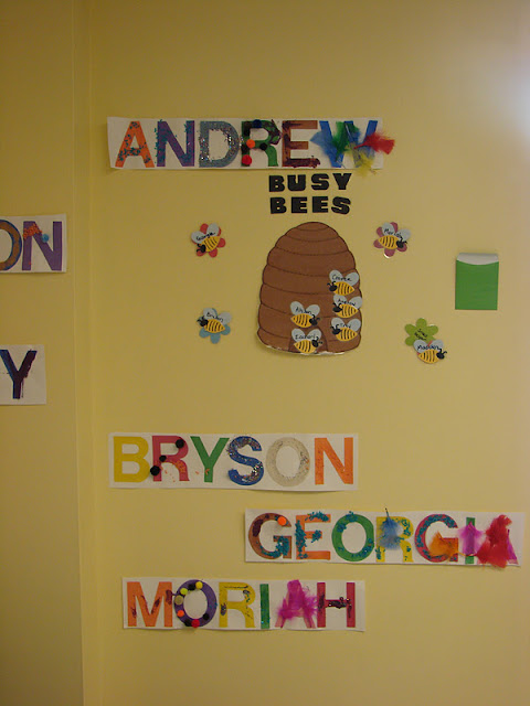Beautiful Chaos: Preschool: Decorated Names