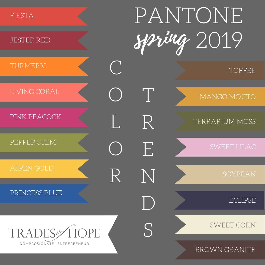 The Library Lady Life: Pantone Color Trends for 2019