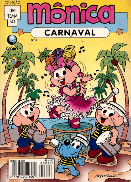 Capas da Turma da Mônica: Coleção Um Tema Só nº 13 - Mônica Carnaval ...