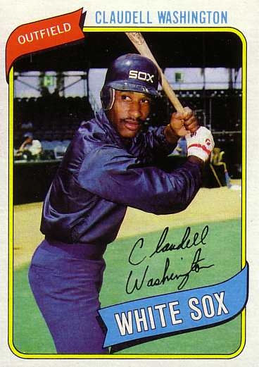 1980 Topps Baseball: #322 Claudell Washington