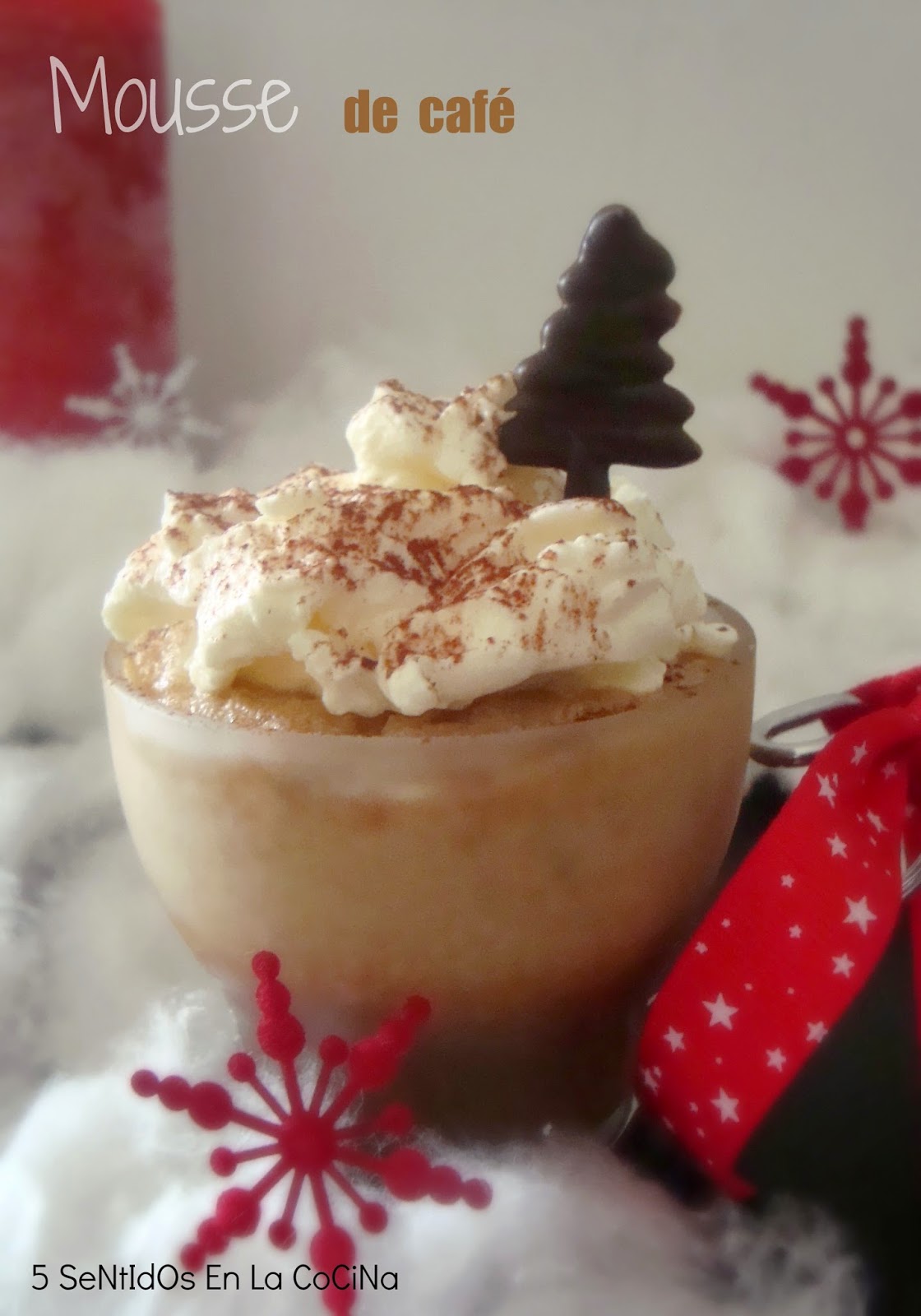 5 SeNtIdOs En La CoCiNa: Mousse de café con nata {Reto Tía Alia}