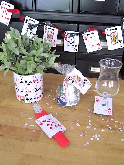 Sew Many Ways...: Inexpensive Card Party or Casino Night Ideas...
