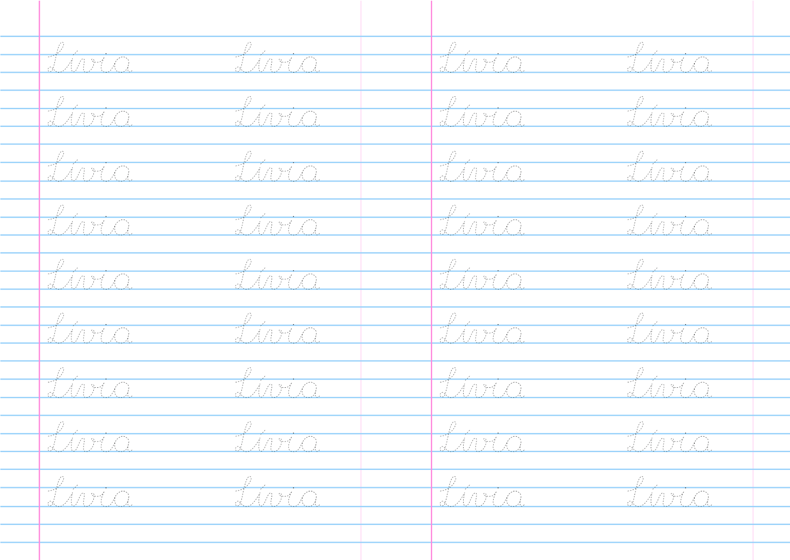 Nome Livia Para Imprimir - RETOEDU