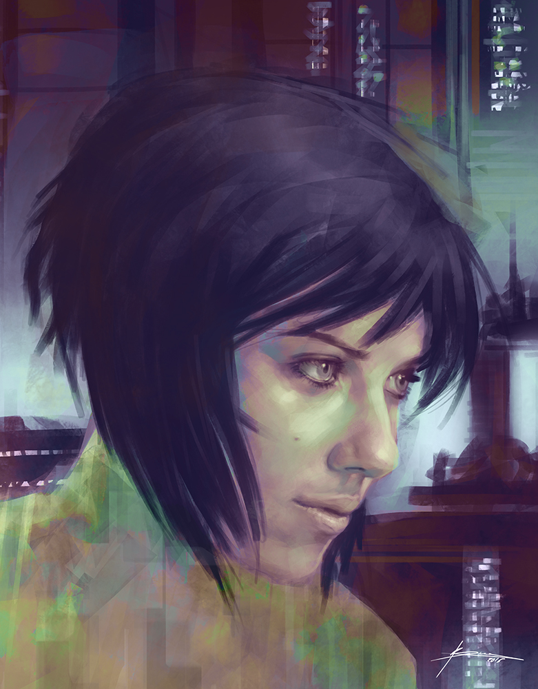 Geek Art Gallery: Fan Art Round-Up: Ghost in the Shell Pt 3