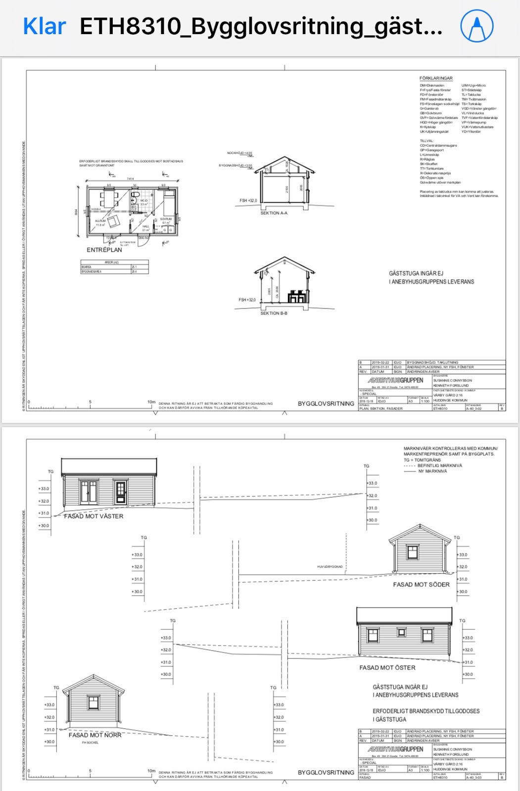 Garage, Attefall, Komplementsbyggnad