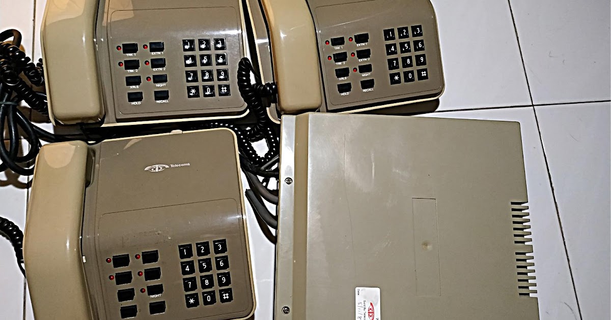 Home Clearance Sale: OLD OFFICE TELEPHONE SINGAPORE 1980s with 3 ...