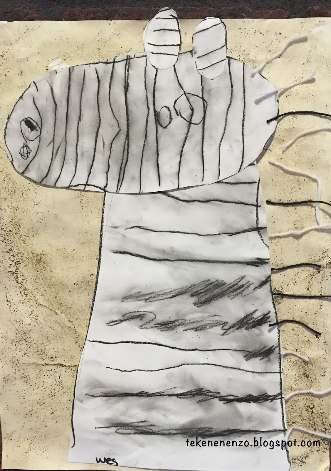 Tekenen en zo: Zoevende zebra