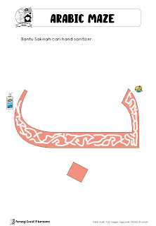 Arabic and Islamic Mazes yang bertemakan Perangi Covid 19 Bersama ...