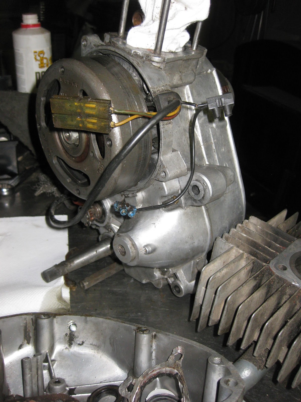 Restauration - Puch M50 Cross: Motor