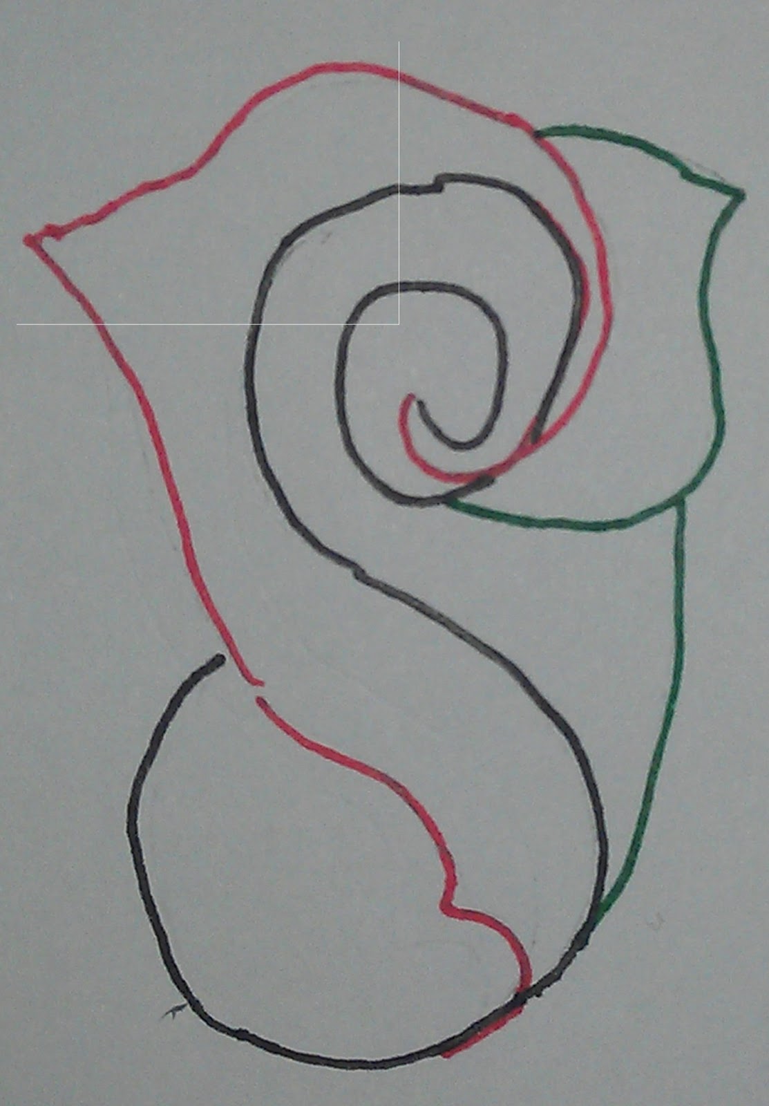 Lær at tegne...: Lær at tegne en rose