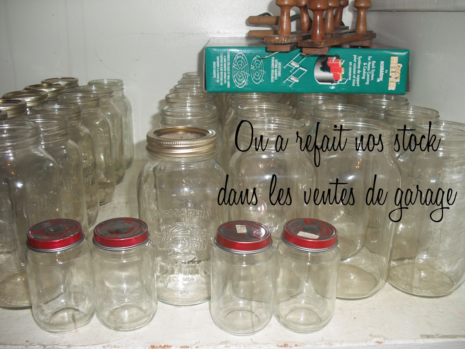 Mademoiselle éparpillée: Le bonheur est dans les pots Mason