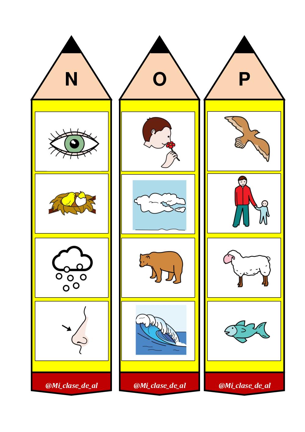 Actividades para trabajar los sonidos de las letras