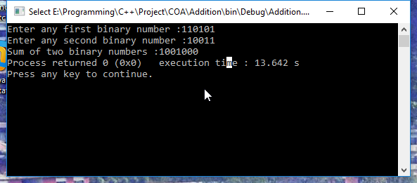 C Programming Addition Of Two Binary Numbers Using C C Programming Addition Of Two Binary Numbers Using C