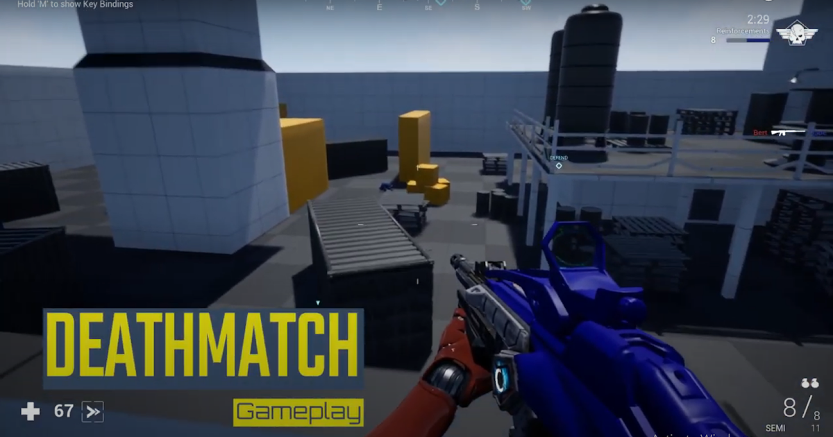 UE4 FPS Multiplayer Template 3.0 FREE GAME WITH PROJECT FROM UE MARKETPLACE