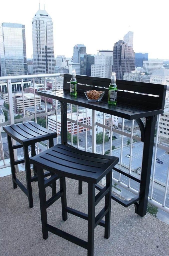 52 Comfortable Balcony Mini Bar Design Ideas That Fit In Your Apartment ...