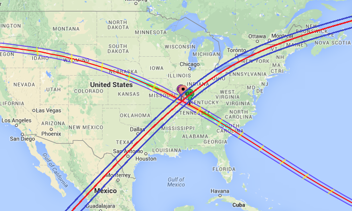 Desert Waterfalls: The Solar Eclipse of 2017