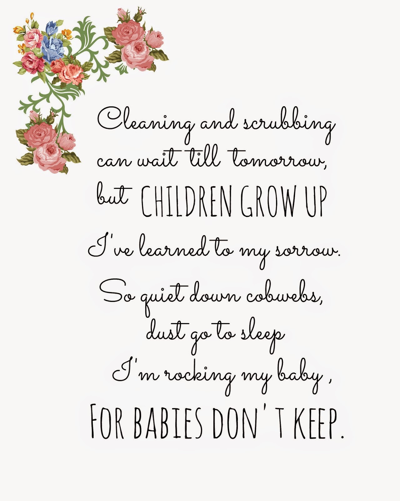 10 Free Printables for Motherhood - A Bountiful Love