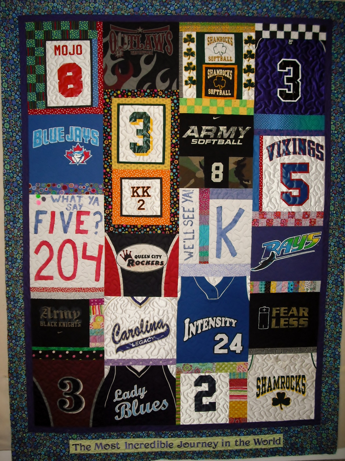 PLEASE VISIT MY NEW WEBSITE @ www.elizabethbeckquilts.com: A Softball ...