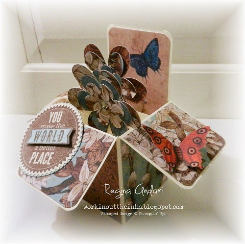 WORKIN' OUT THE INKS: MINI BOX CARD