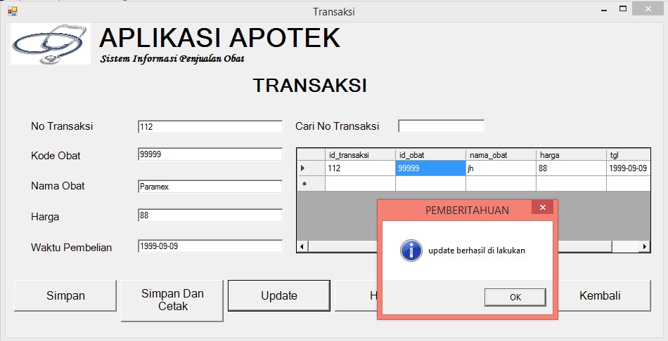 Cara membuat Button Update atau Edit data di Projek Visual Studio ... Cara membuat Button Update atau Edit data di Projek Visual Studio ...