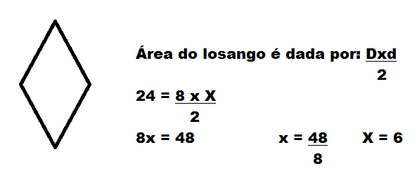 Descomplicando: Área de figuras planas. Losango