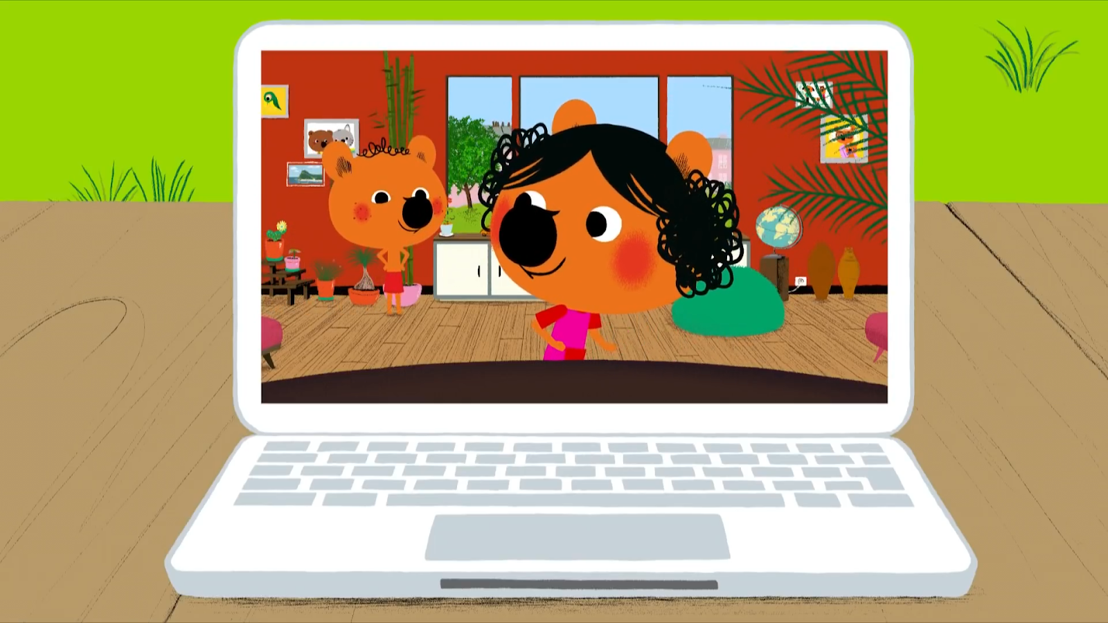 Shirtless Drawn Cartoon Boys: Popo