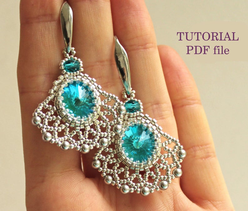 Colorful Beadwork Jewelry Designs by WonderfulJewelryShop / The Beading Gem