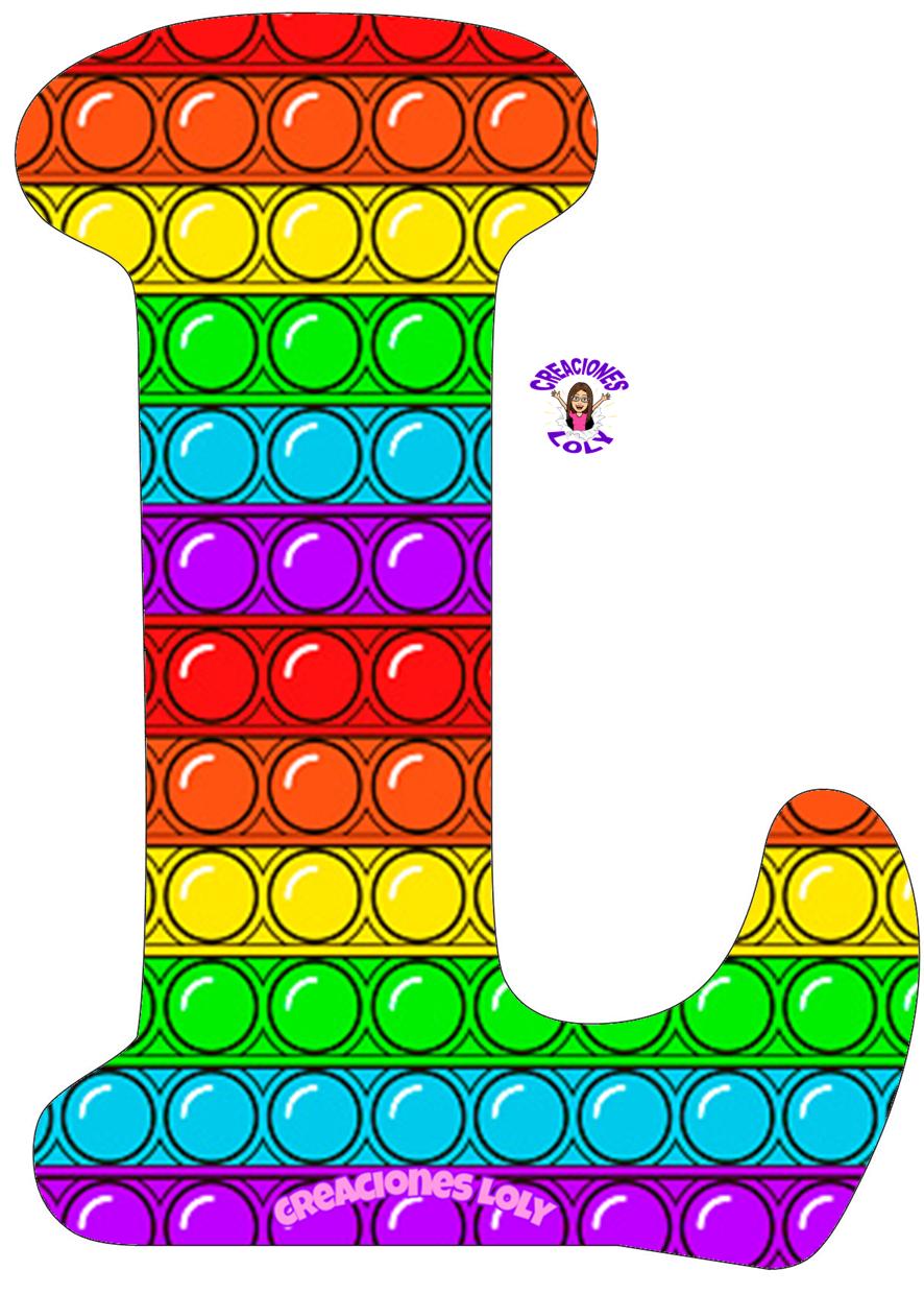 Creaciones Loly: ABECEDARIO POP IT