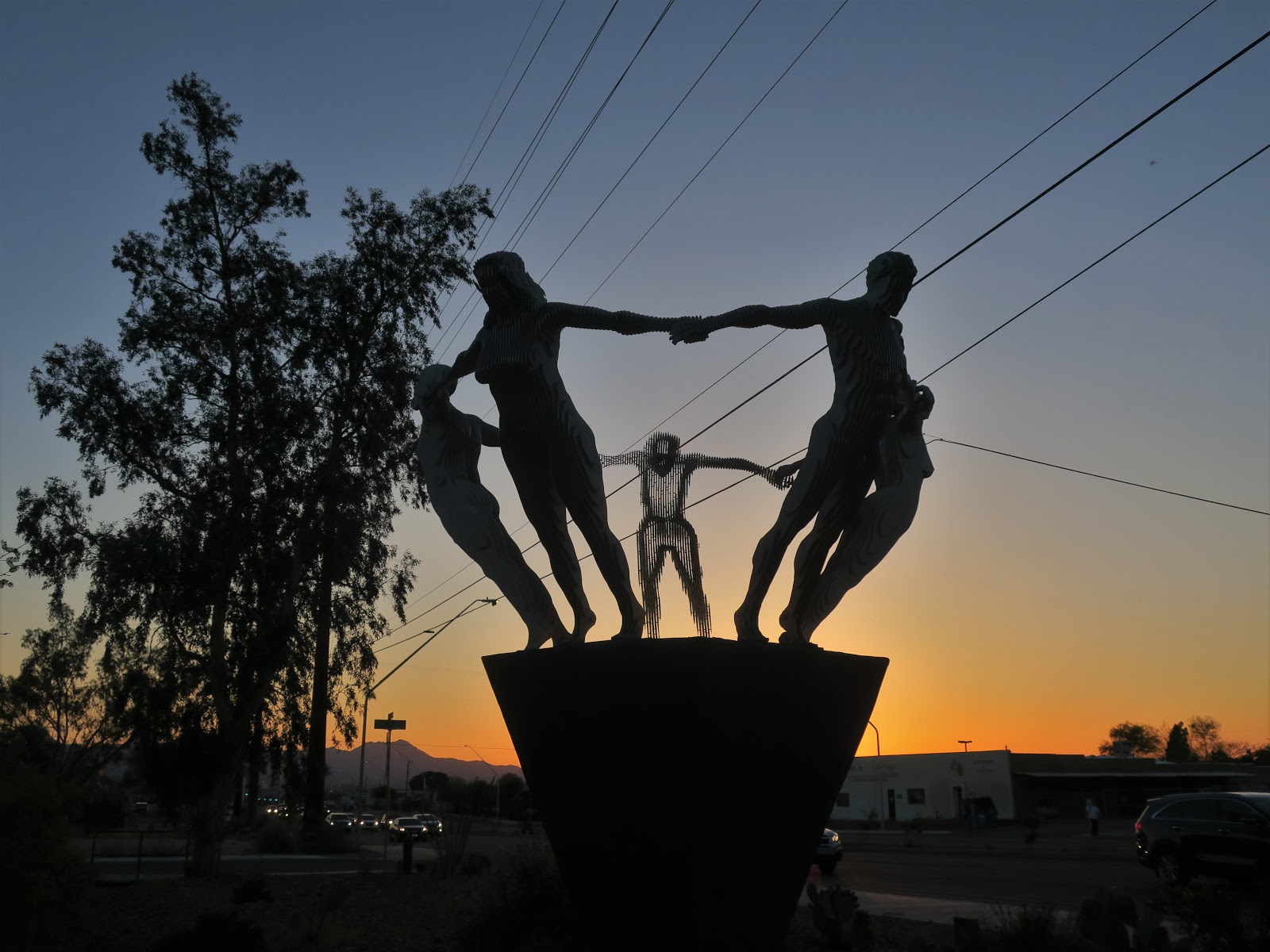 Living Rootless: Tucson, AZ: Sunset at Unity