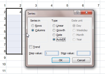 Microsoft Excel เบื้องต้น: การคัดลอกข้อมูลโดยใช้ฟิลแฮนเดิล (Fill Handle)