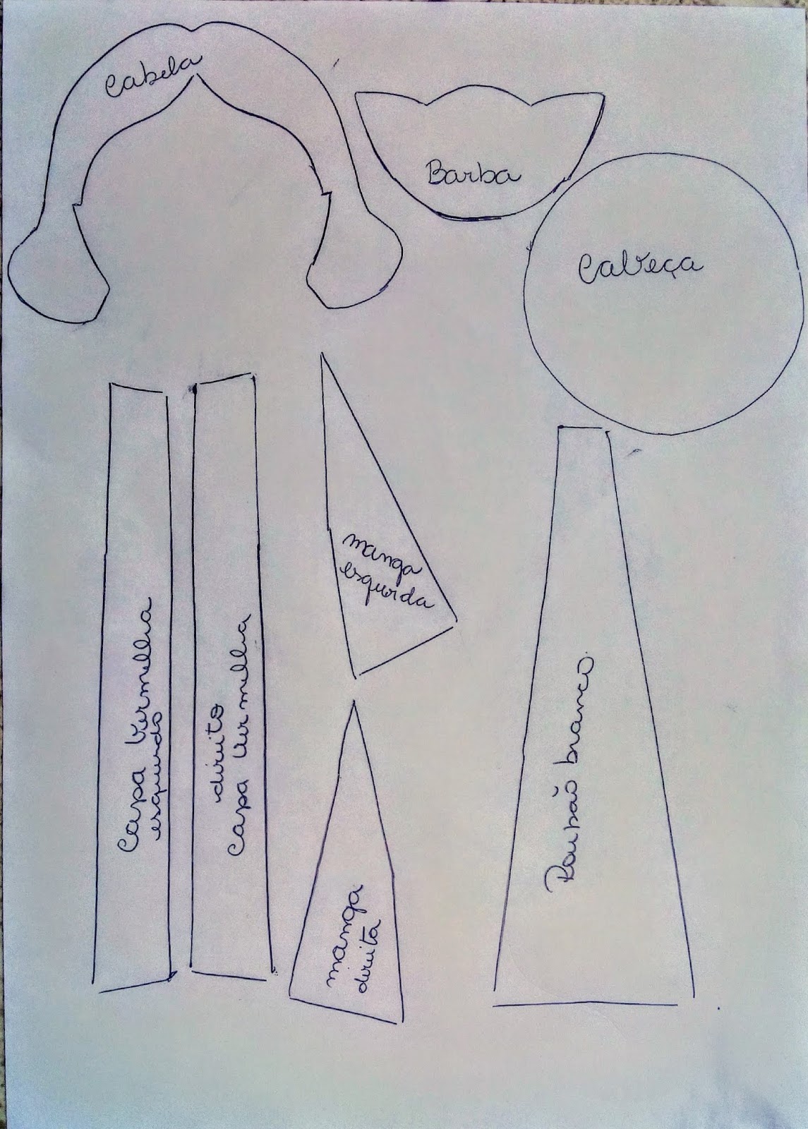 Artes: Moldes de Jesus e discípulos para você usa em sua pregação.