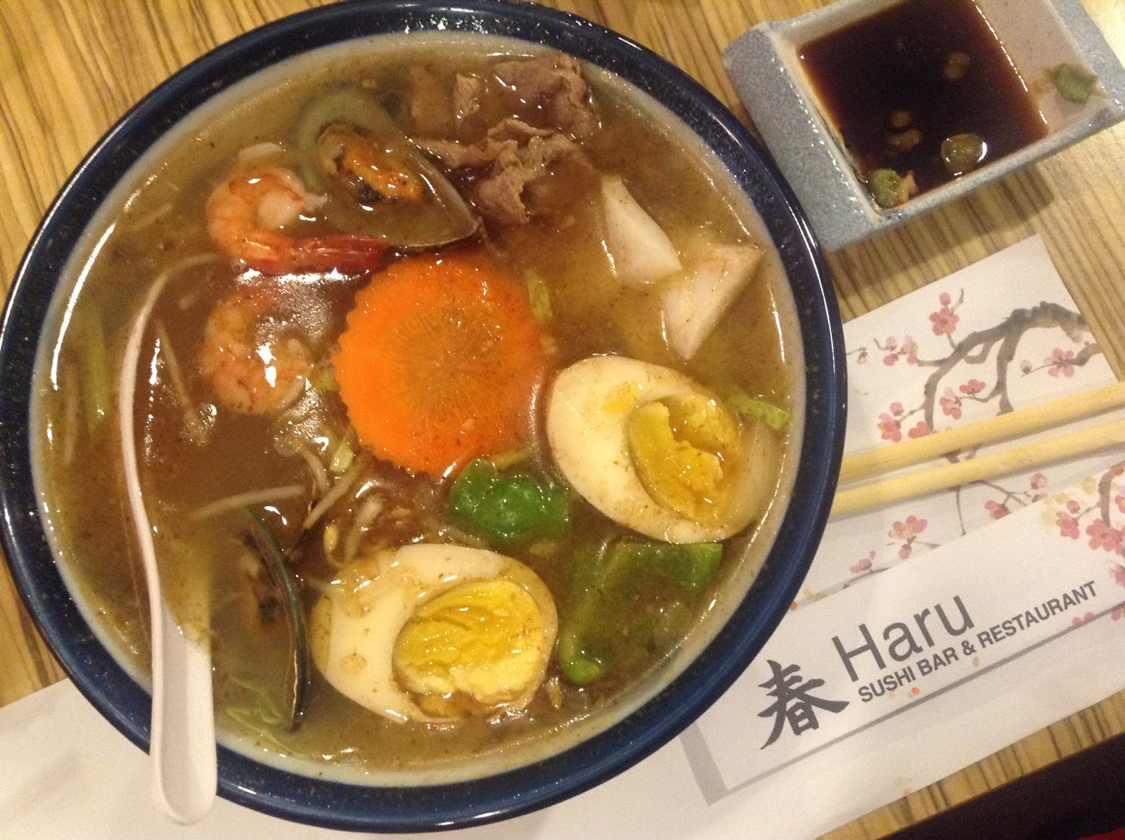 My Ramen Experience at Haru Sushi Bar & Restaurant