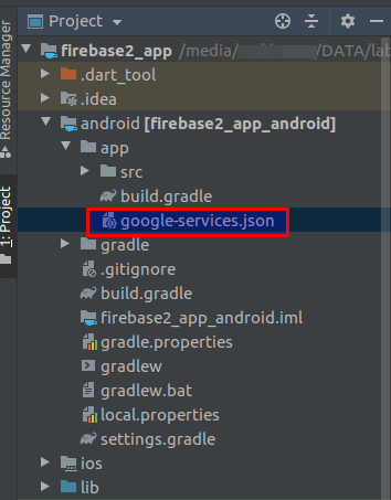 WeB LoG'S JuUiER: Add firebase service to Flutter project