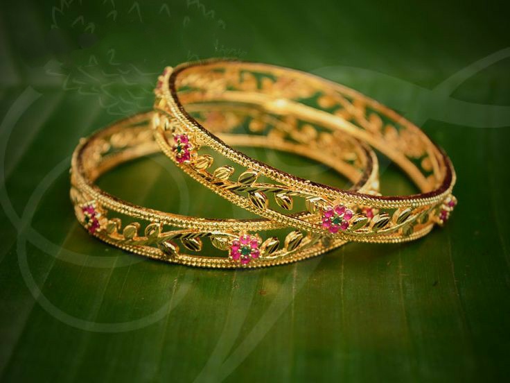 Latest golden bangles