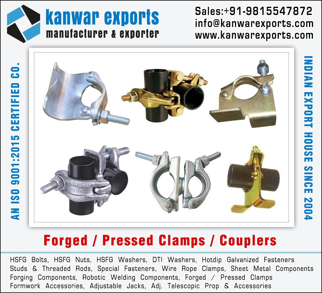 Wire Rope Clamps, Bulldog Clips, HSFG Bolts, HSFG Nuts, HSFG Washers ...