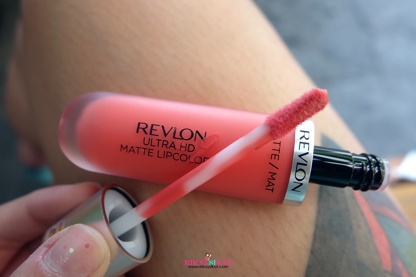 Revlon Ultra HD Matte Lip Color in Flirtation Review - KIKAYSIKAT