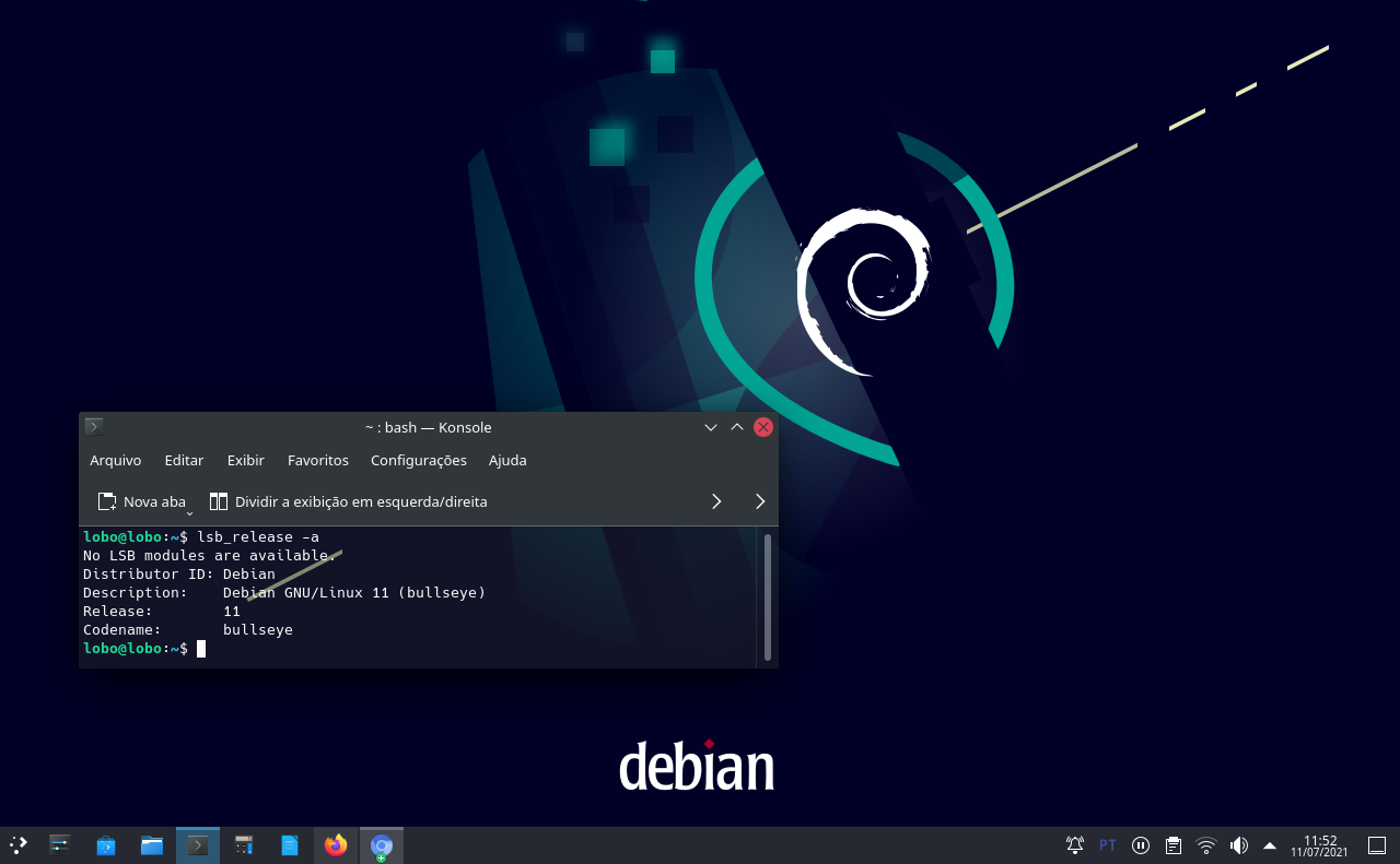 Lançamento do Debian GNU Linux 11 Bullseye