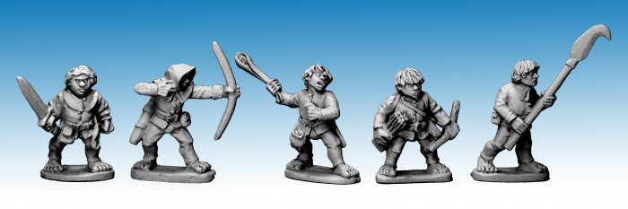 Wargame News and Terrain: Copplestone Castings: New Fantasy Halflings ...
