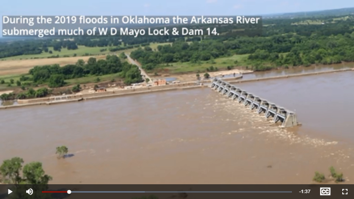 Industrial History: 1970 WD Mayo Lock and Dam #14 on Arkansas River