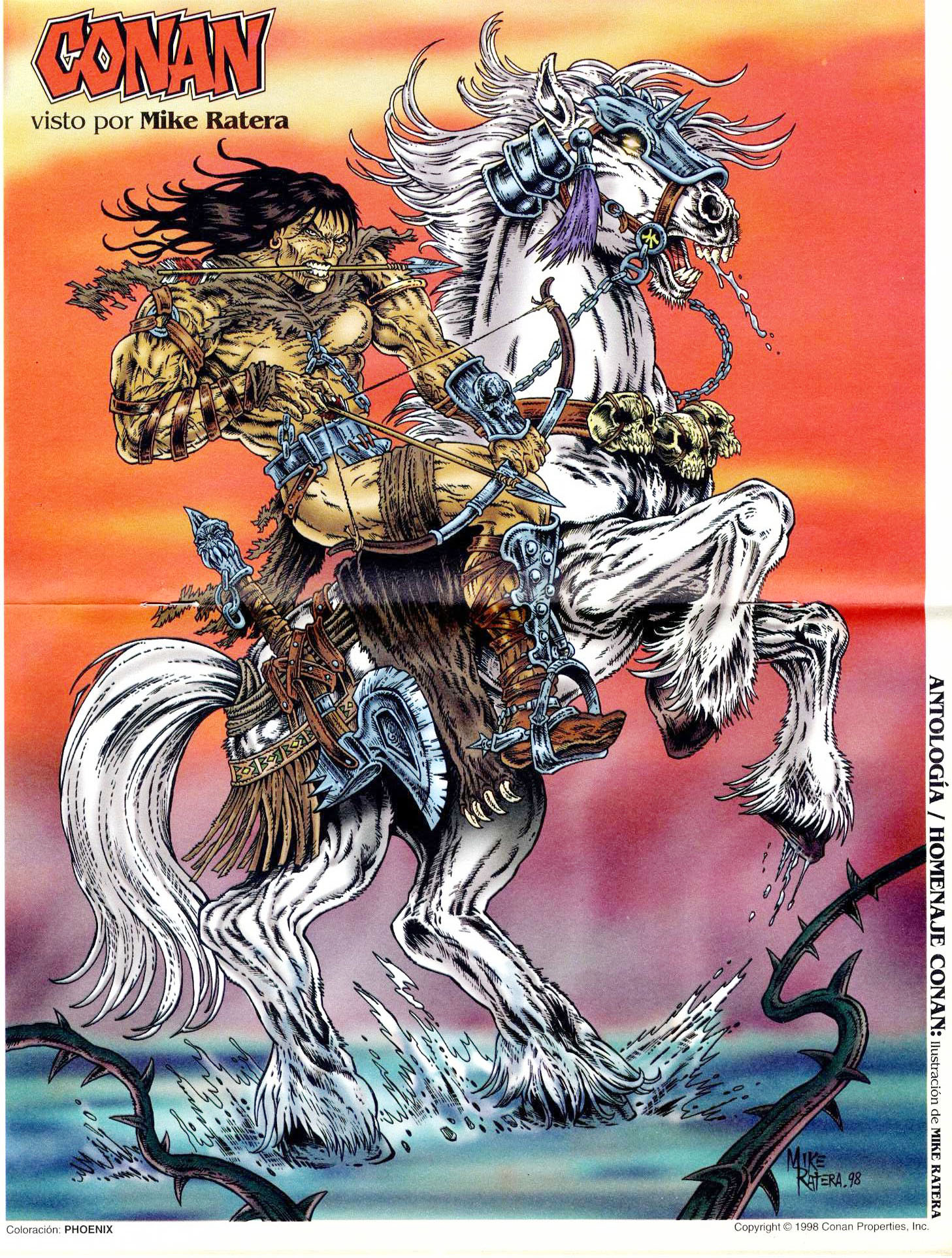 MIKE RATERA ARTBLOG: Old Stuff: CONAN Pinups