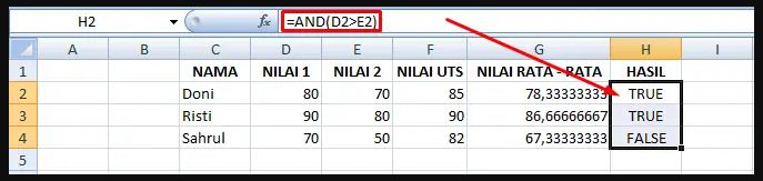 Rumus Excel Lengkap Beserta Fungsi dan Contohnya - Mediasiana.com ...