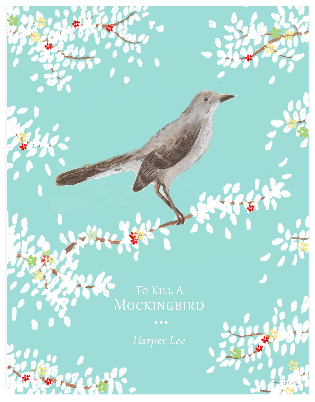 Amelia Edmonston: Mockingbird Print